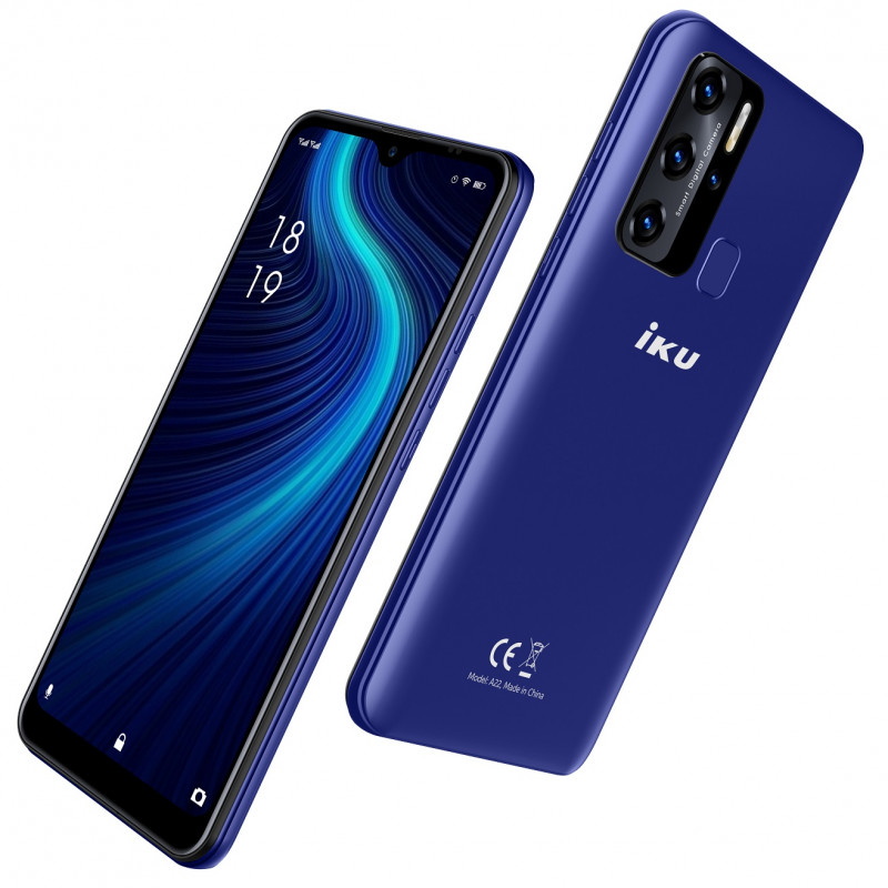 Smartphone iKU A22 2Go - 32Go - Bleu Tunisie - Best Buy Tunisie