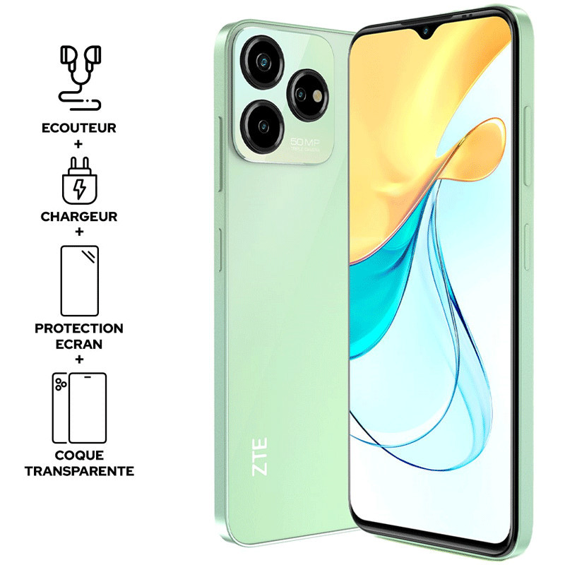 Smartphone Zte V50 8 Go 128 Go - Vert -ZTE-V50-VR Tunisie - Best Buy ...